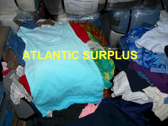 Used clothing baled special winter mix